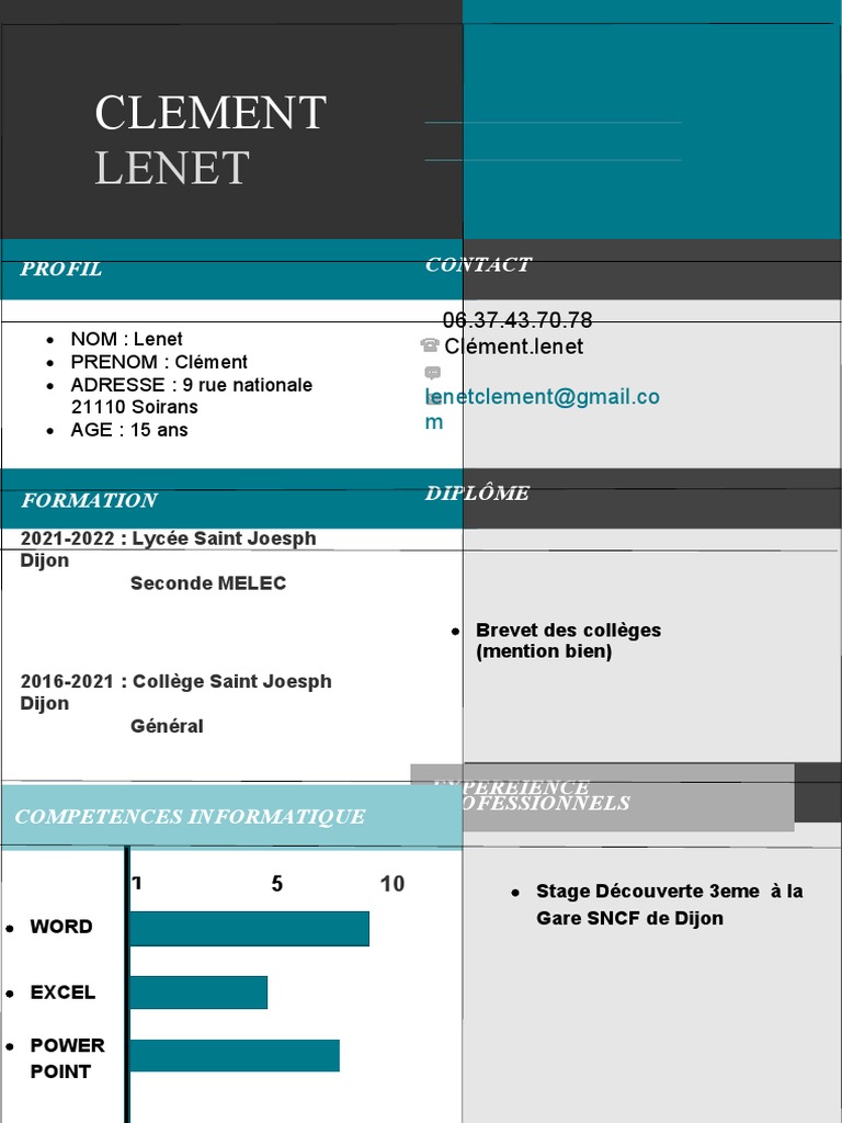 Clement CV | PDF
