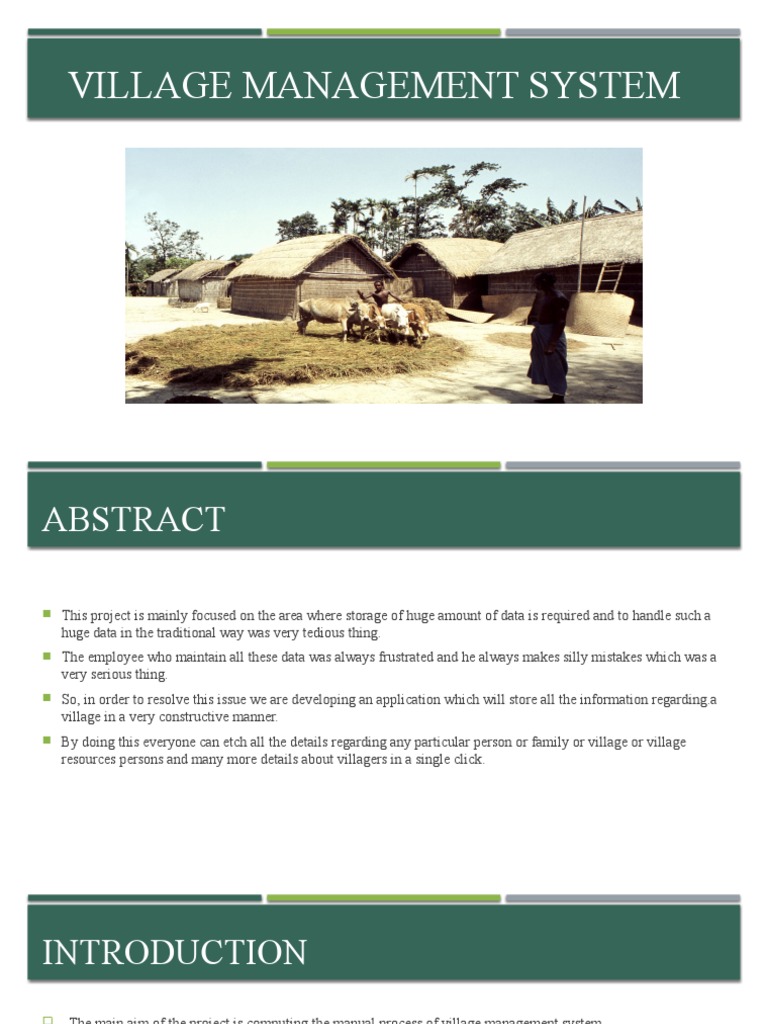 Village Management System | PDF