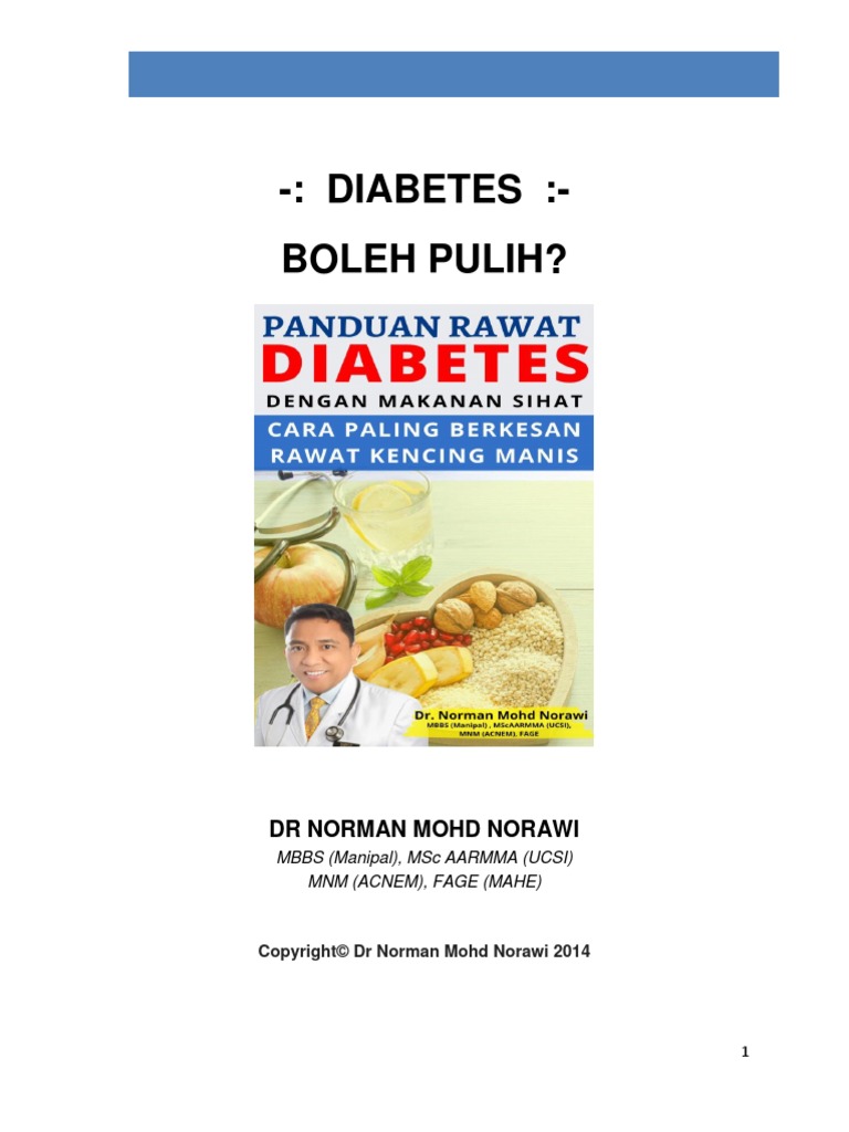 Cara Berkesan Rawat Diabetes | PDF