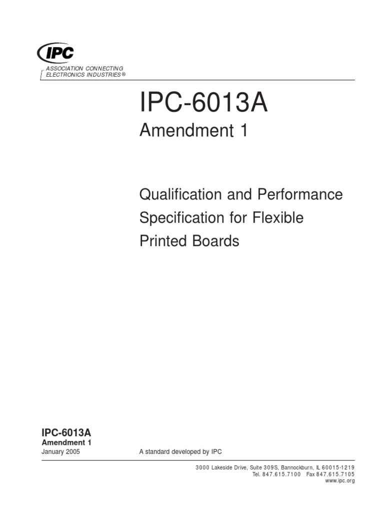Ipc 6013a | PDF | Electrical Engineering | Materials