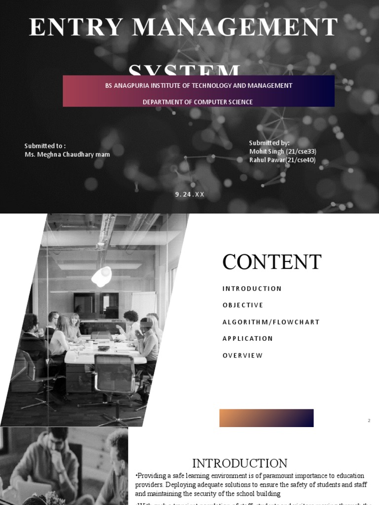 Entry Management System | PDF | Databases | Data Management