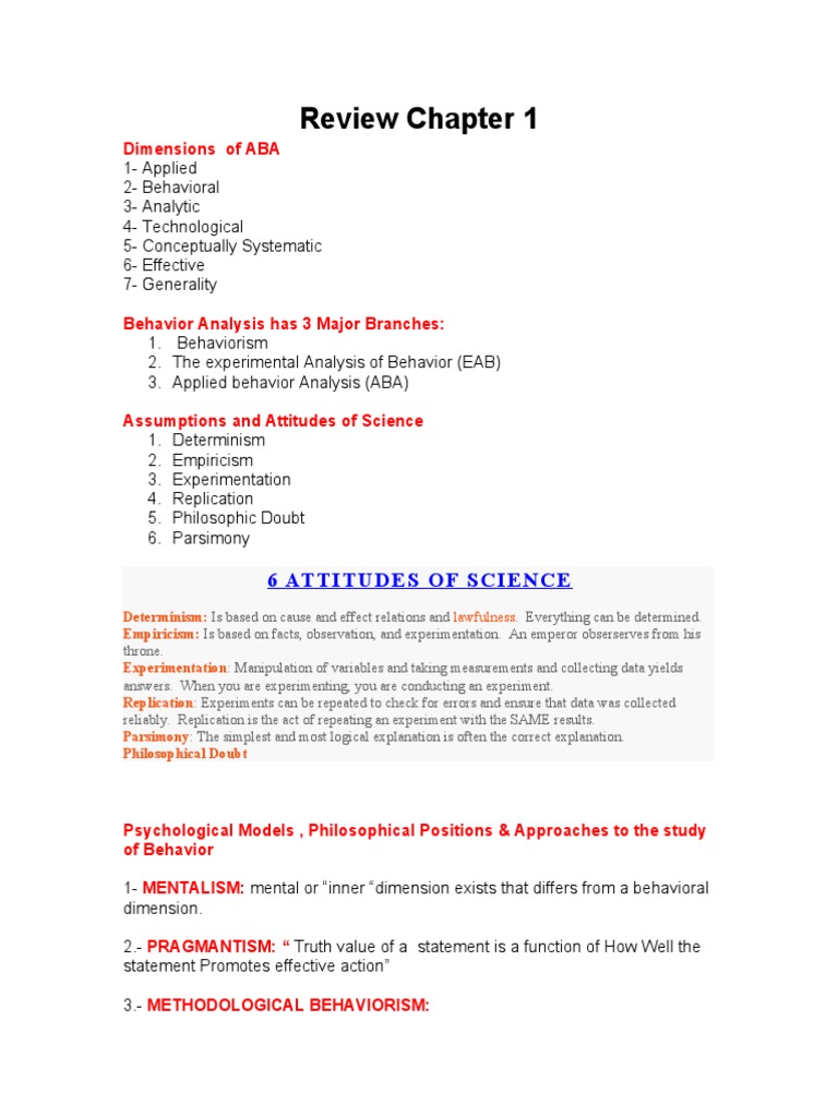 Chapter 1 Notes - Edf 6225 | PDF