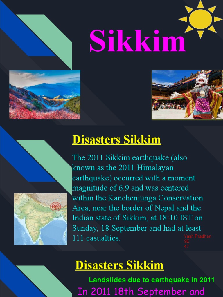 Sikkim | PDF | Earthquakes | Natural Disasters