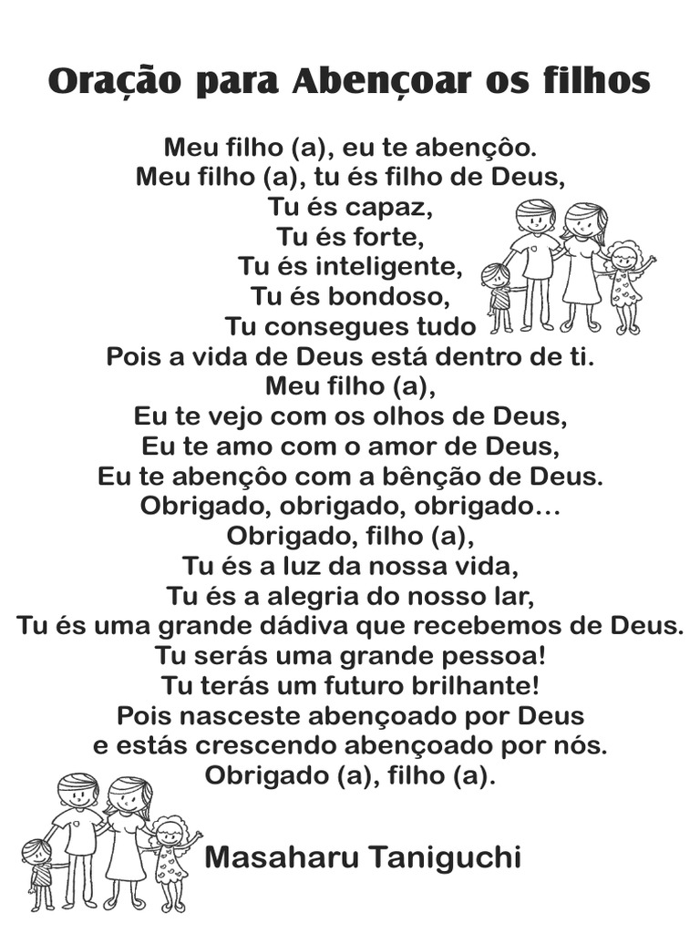 Oracao para Abencoar Os Filhos | PDF