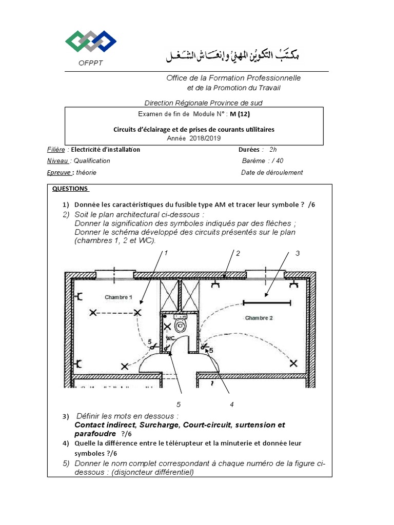 Circuit D'eclairage EI | PDF | Électricité | Électrotechnique