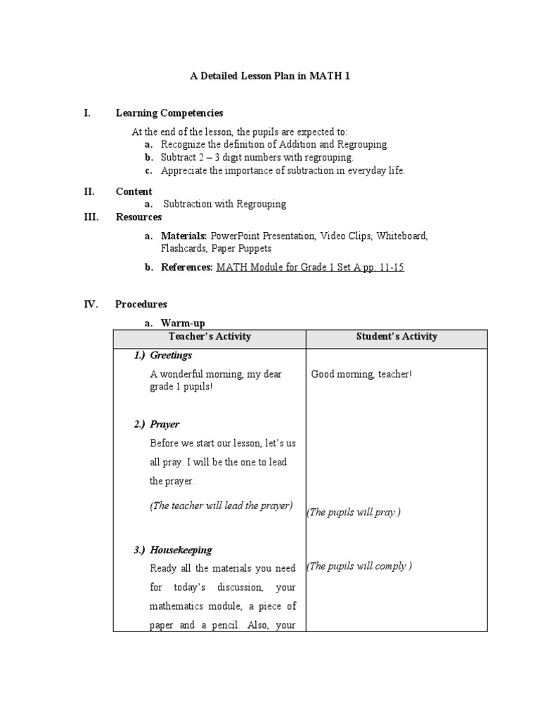 FINAL-DEMO-DLP-Subtraction-with-Regrouping 2 | PDF | Subtraction | Mathematics