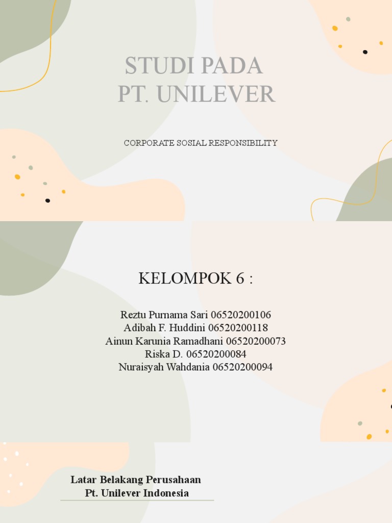 Ppt. KLP 6 CSR | PDF