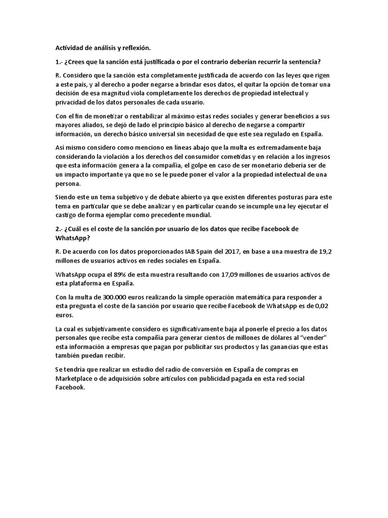 Actividad de Análisis y Reflexión Marcelo Bernal Villagomez | PDF