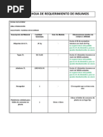 Hoja de Requerimiento | PDF