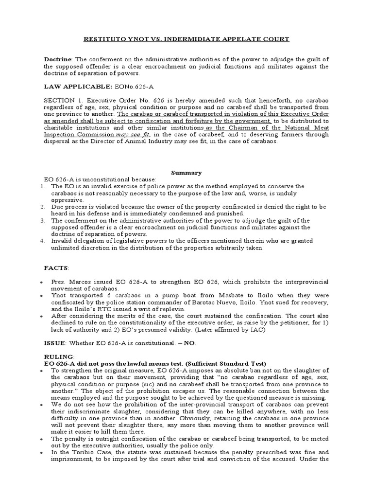 Consti 2 Case Digest Compilation | PDF | Police Power (United States ...