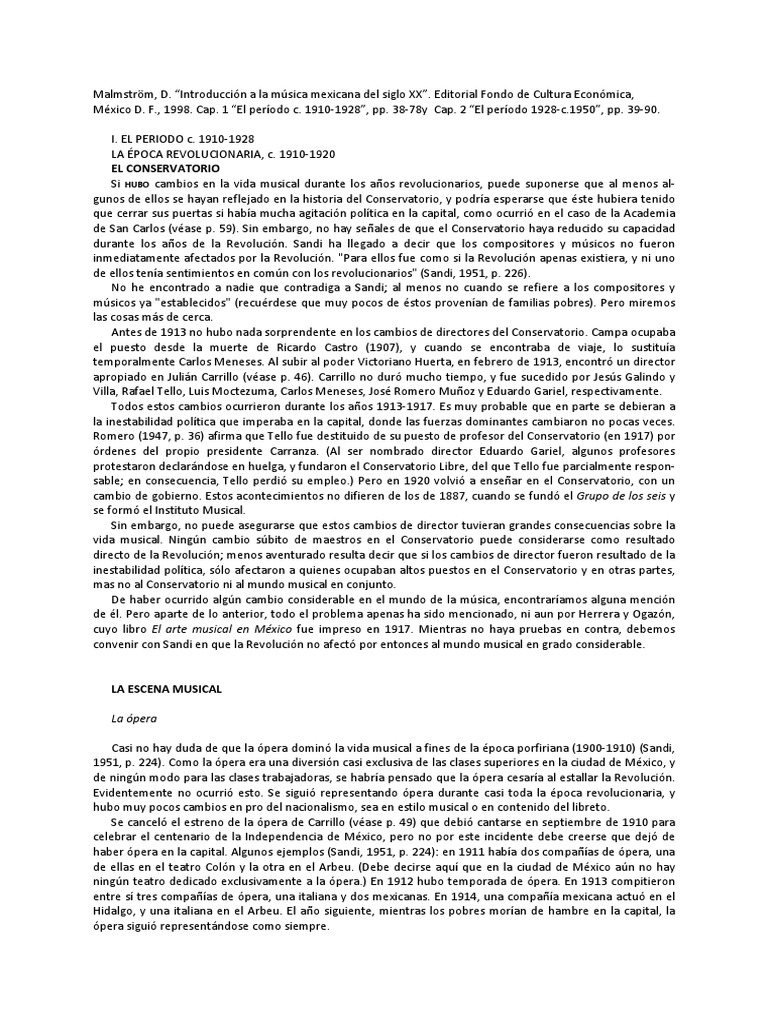 Música mexicana del siglo XX: Contexto y cambios | PDF | Claude Debussy ...