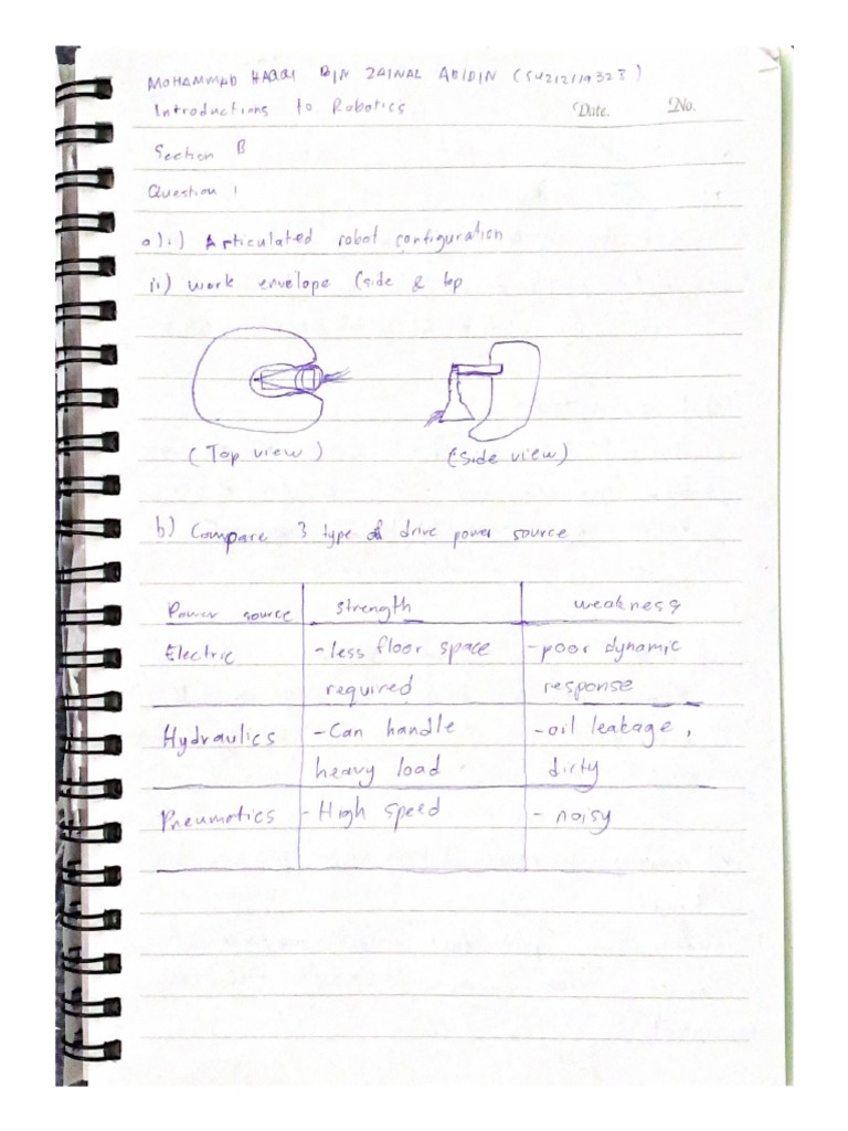 Robotics Final Exam | PDF