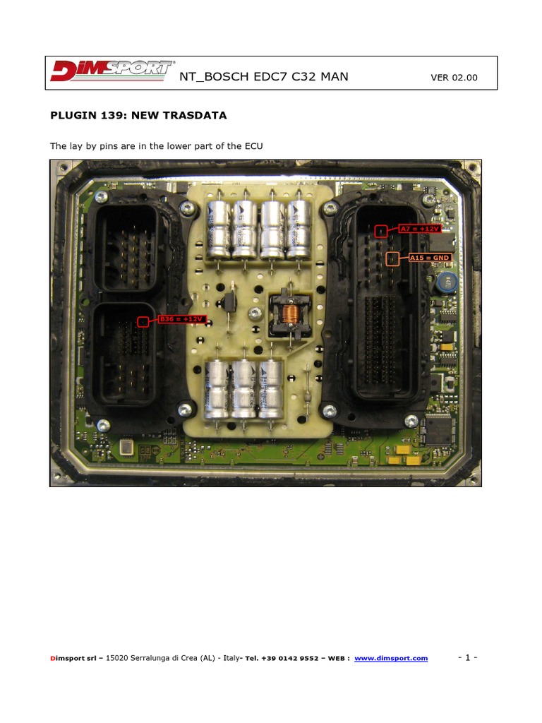 Bosch Edc7c32 Man | PDF