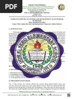 GAD Training Proposal 2026 | PDF | Child Protection