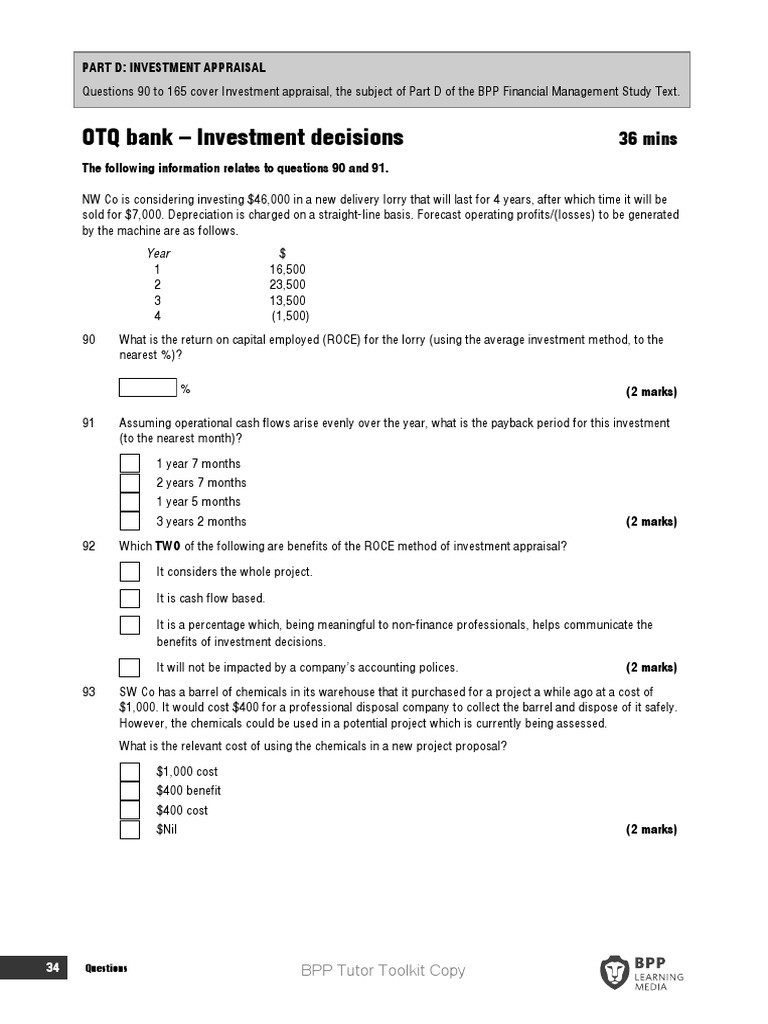 Ia MTQS | Download Free PDF | Net Present Value | Internal Rate Of Return