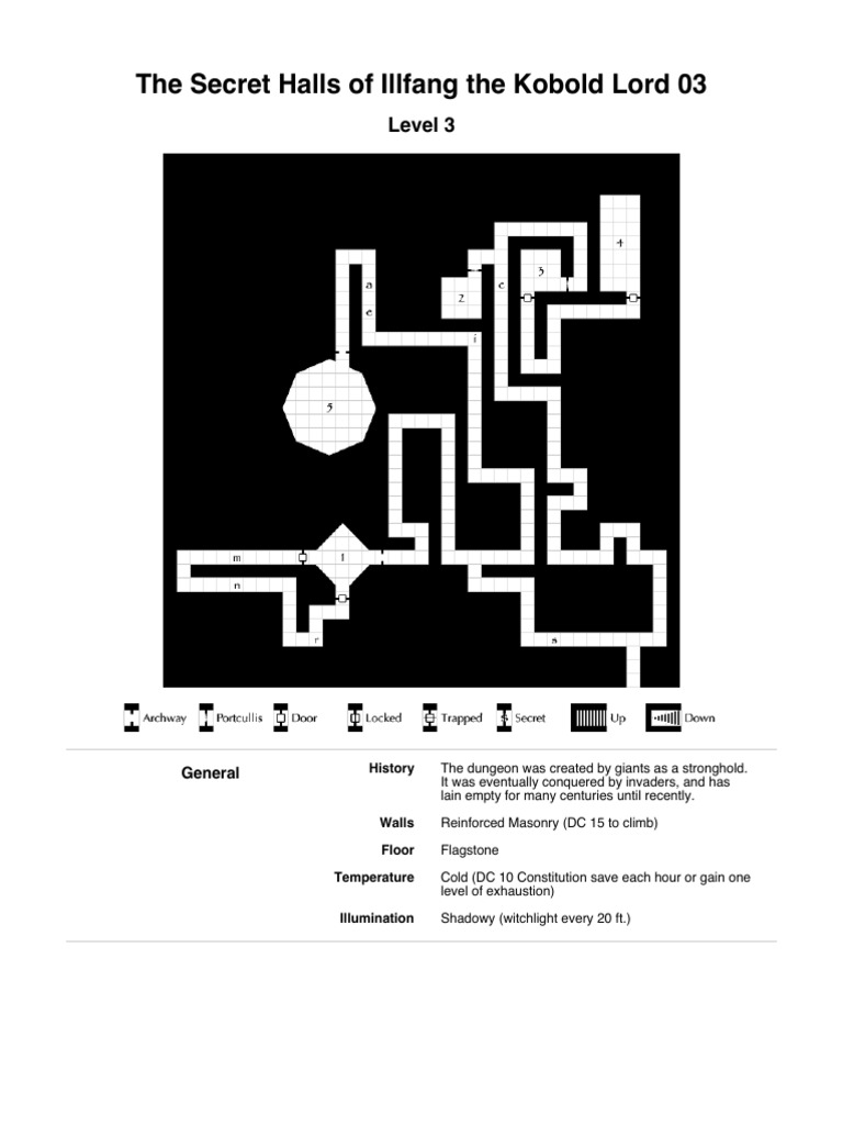 The Secret Halls of Illfang The Kobold Lord 03 | PDF