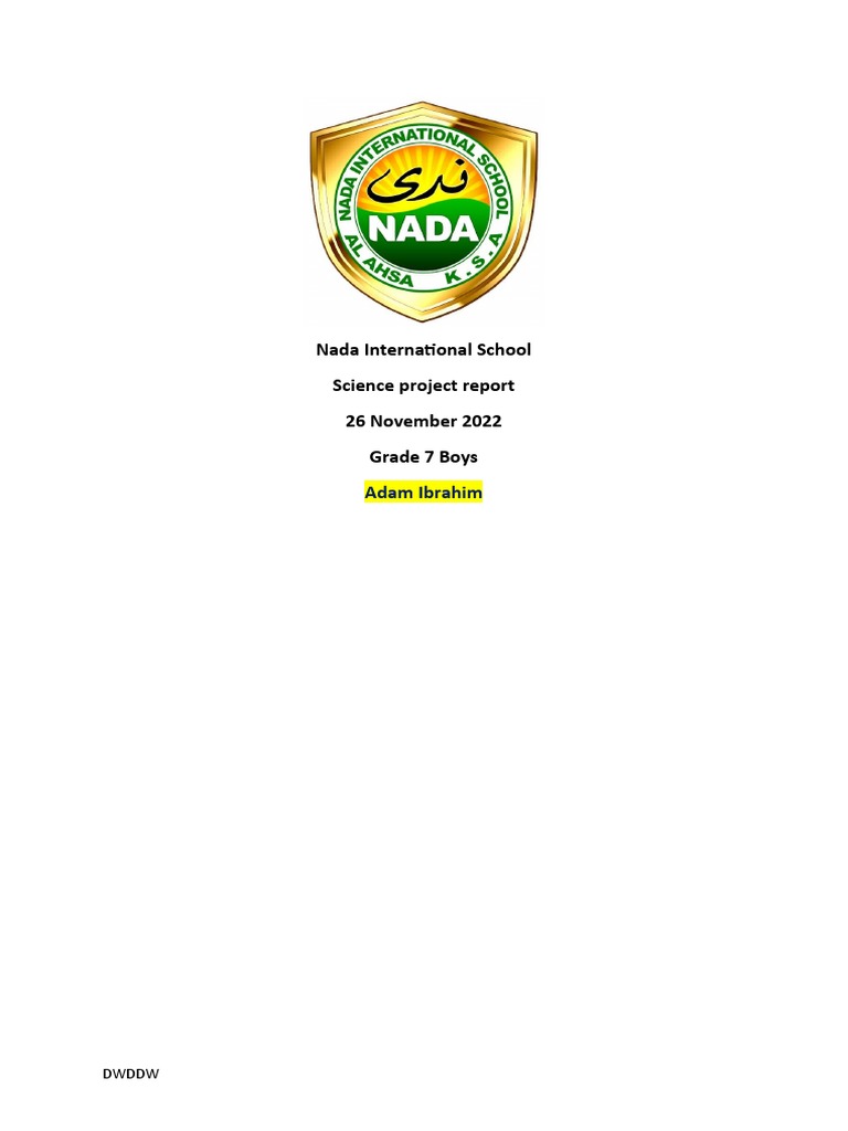 Science Project Report (Conductors and Insulators) | PDF ...