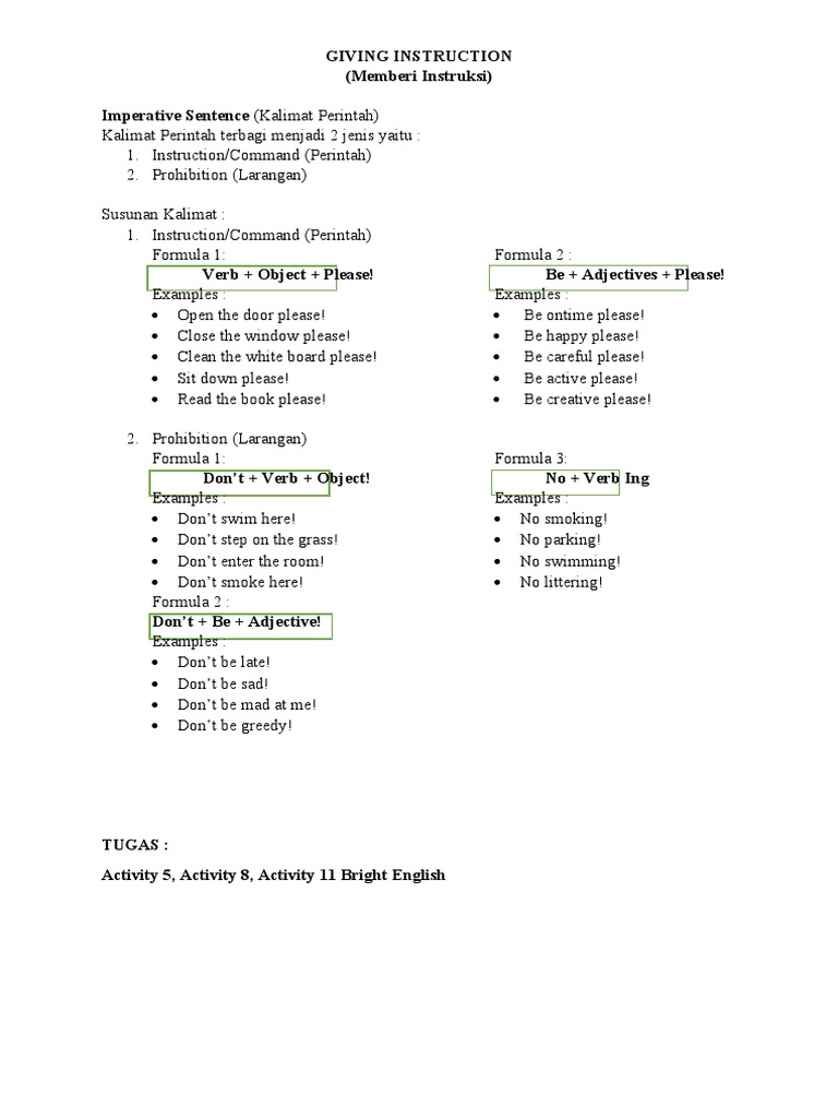 Giving Instruction | PDF | Language Arts & Discipline | Foreign ...