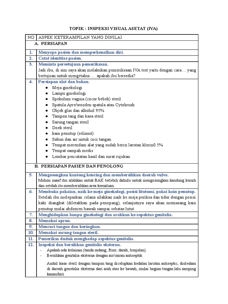 INSPECTION VISUAL ASSETAT (IVA): A COMPREHENSIVE GUIDE | PDF