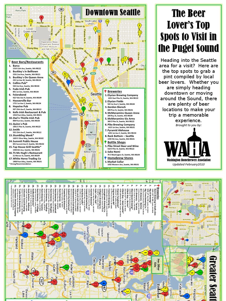 Seattle's Best Beer Spots Guide | PDF | Brewery | Pub
