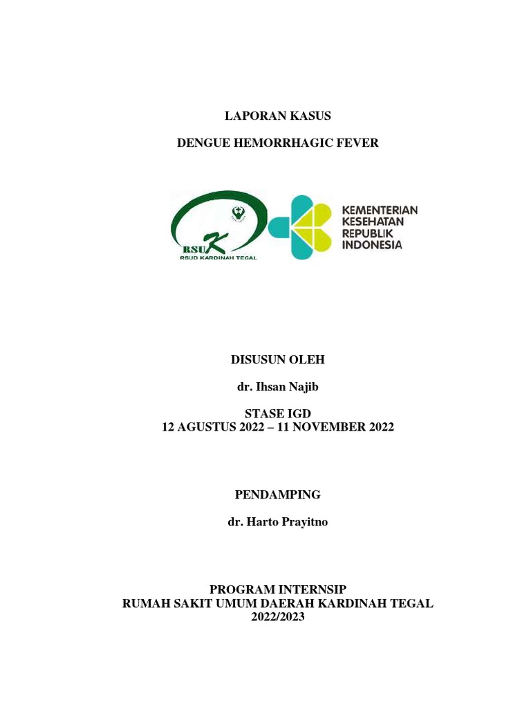 Laporan Kasus - DHF | PDF