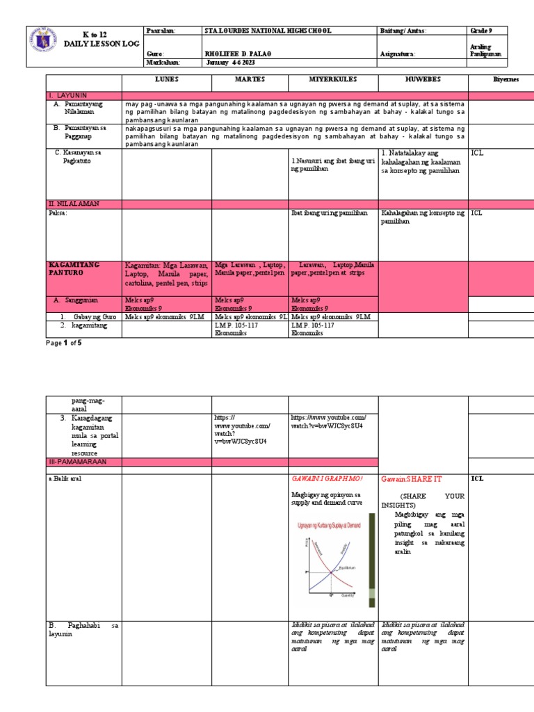 Grade 9 Ap Dec 12-16 | PDF