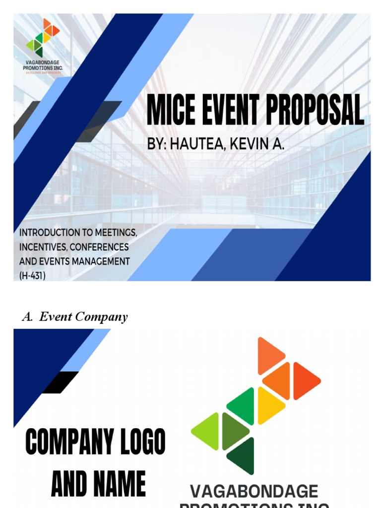 Mice Event Proposal | PDF | Business | Marketing