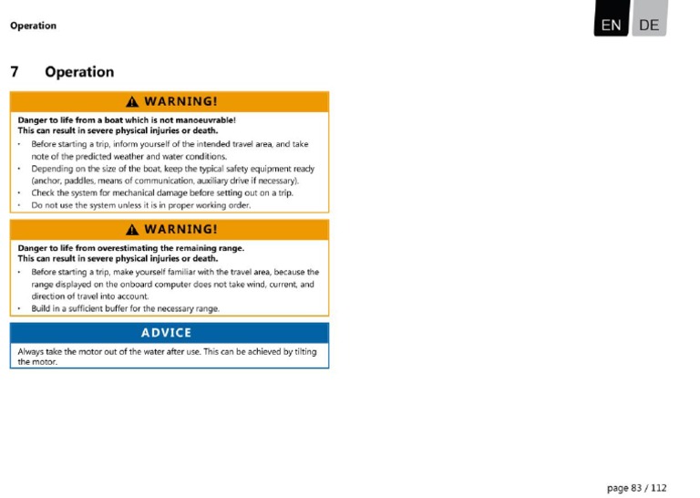 Torqeedo Travel Manual de en 83 | PDF