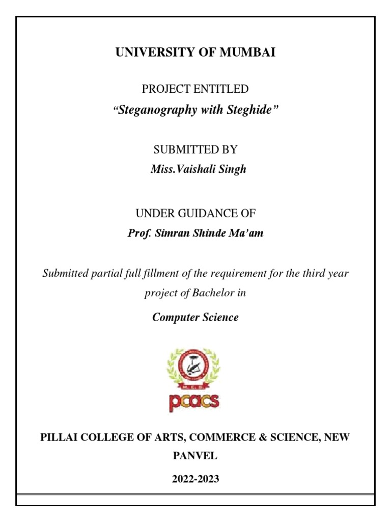 Ethical Hacking Project of Final Year | PDF | Computing | Information Age