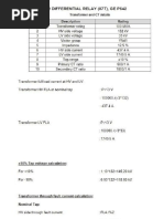 7ut85 Relay Test Report | PDF | Computer Engineering | Metrology