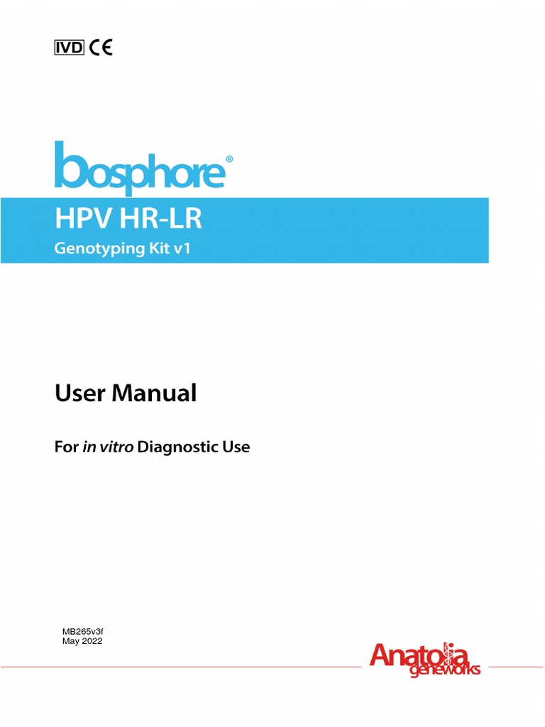 Bosphore HPV-HR-LR Genotyping Kit v1 ENG | PDF | Polymerase Chain ...