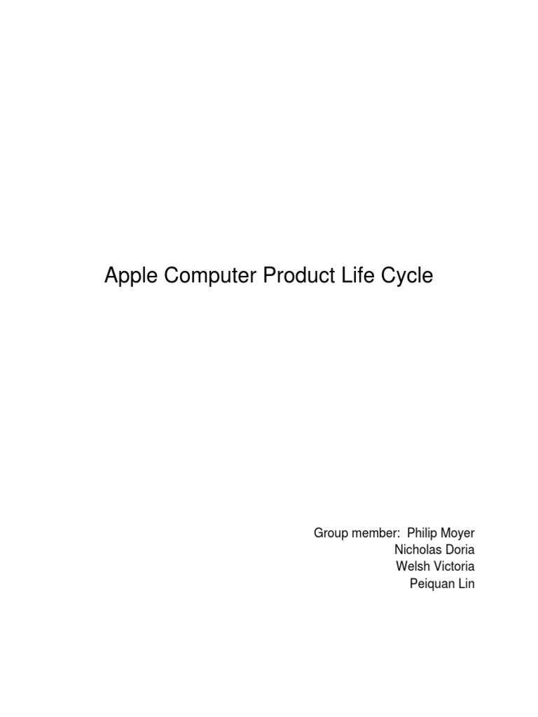 Apple MacBook Life Cycle Analysis | PDF | Apple Inc. | Electronic Waste