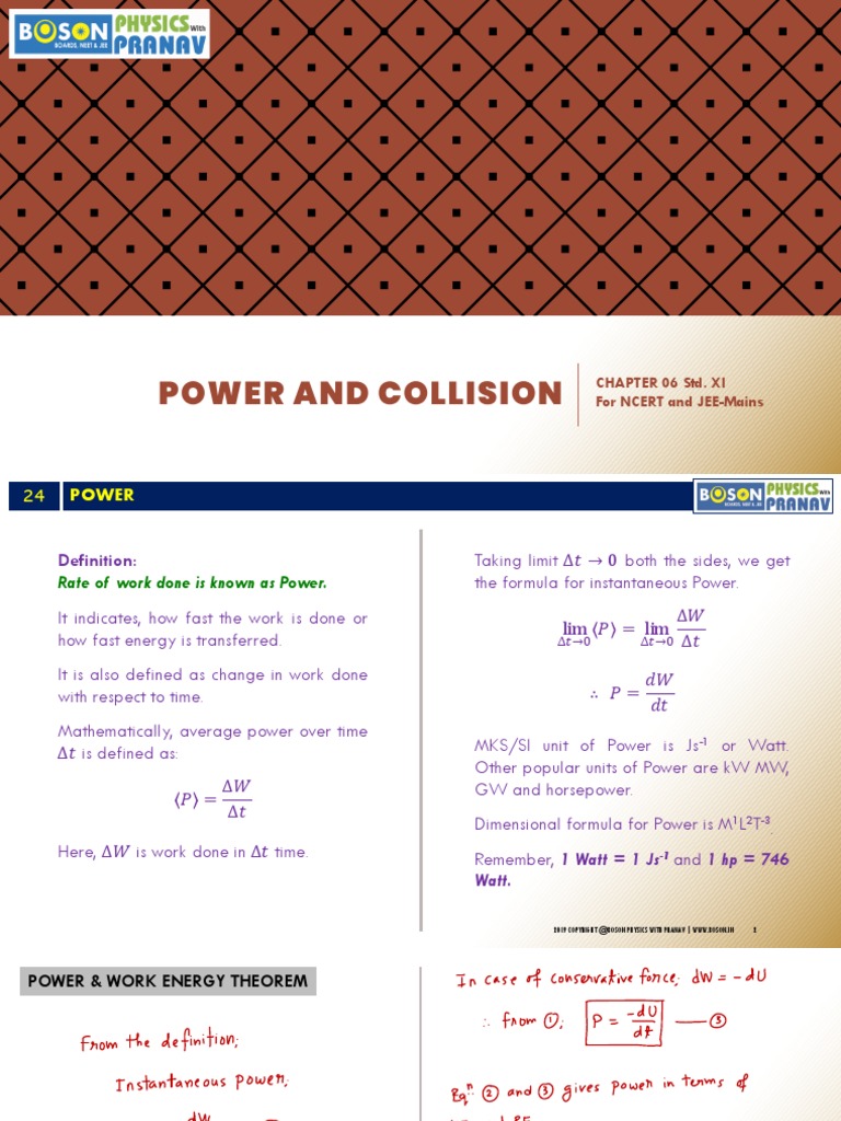 Power and Collision | PDF
