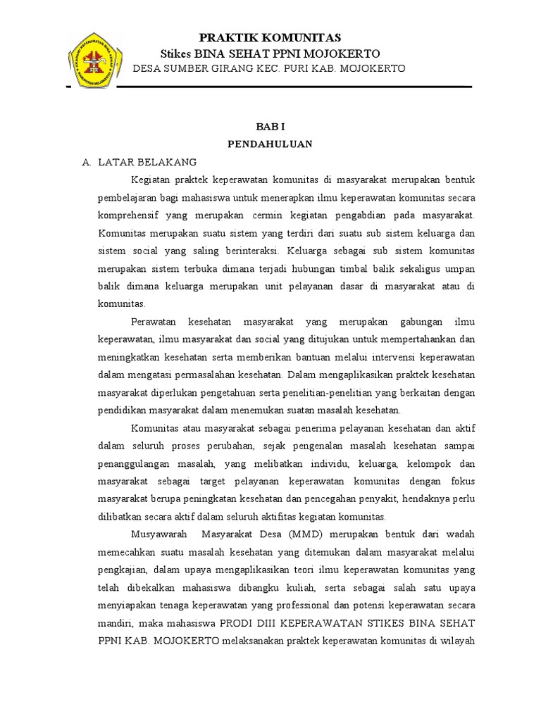 Proposal MMD Iii Komunitas | PDF