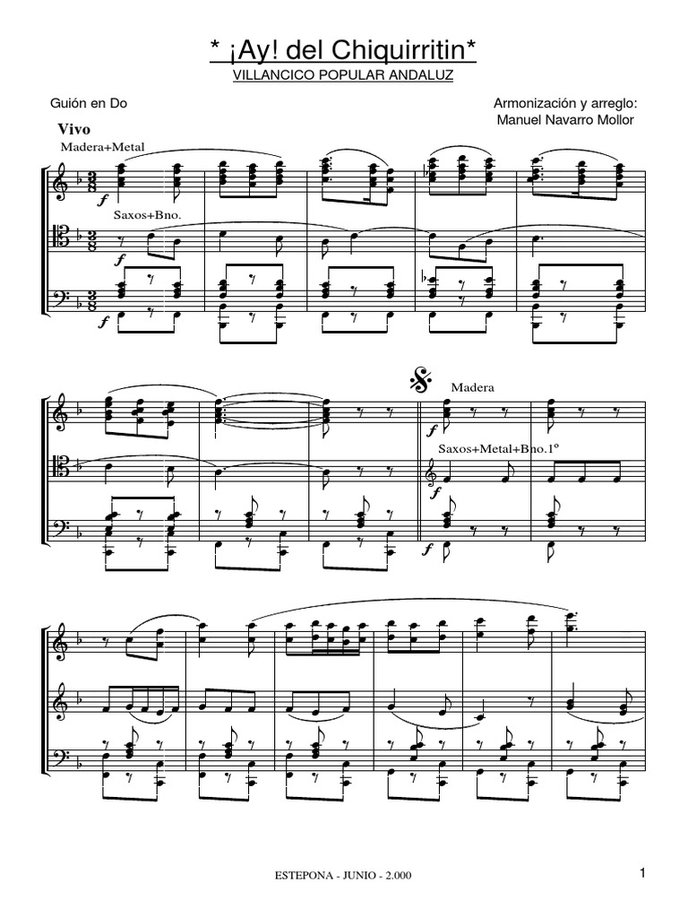 Ay Del Chiquirritin | PDF
