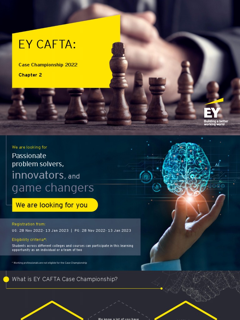 Ey Cafta Case Championship 2022 Chapter 2 | PDF | Strategic Management | Market (Economics)