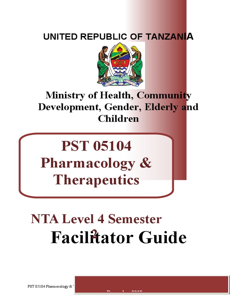 01 Pharmacology PST 05-1 | PDF | Bioavailability | Pharmacology