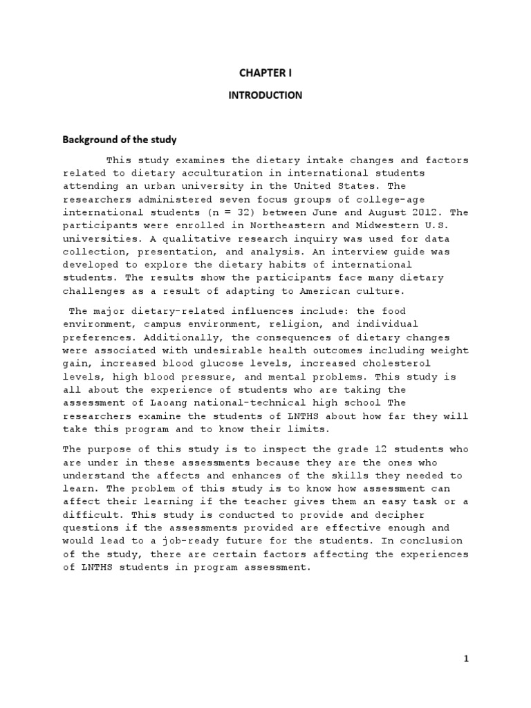 Dietary Intake Changes and Factors Related to Dietary Acculturation in ...