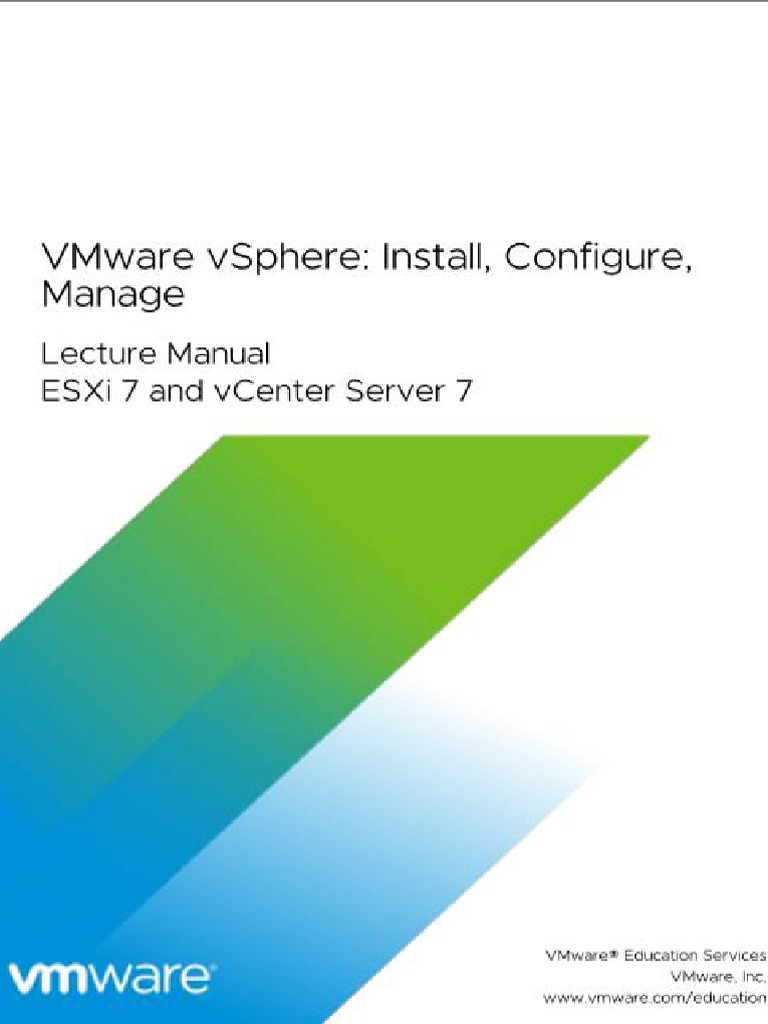 Vmware Vsphere PDF | PDF