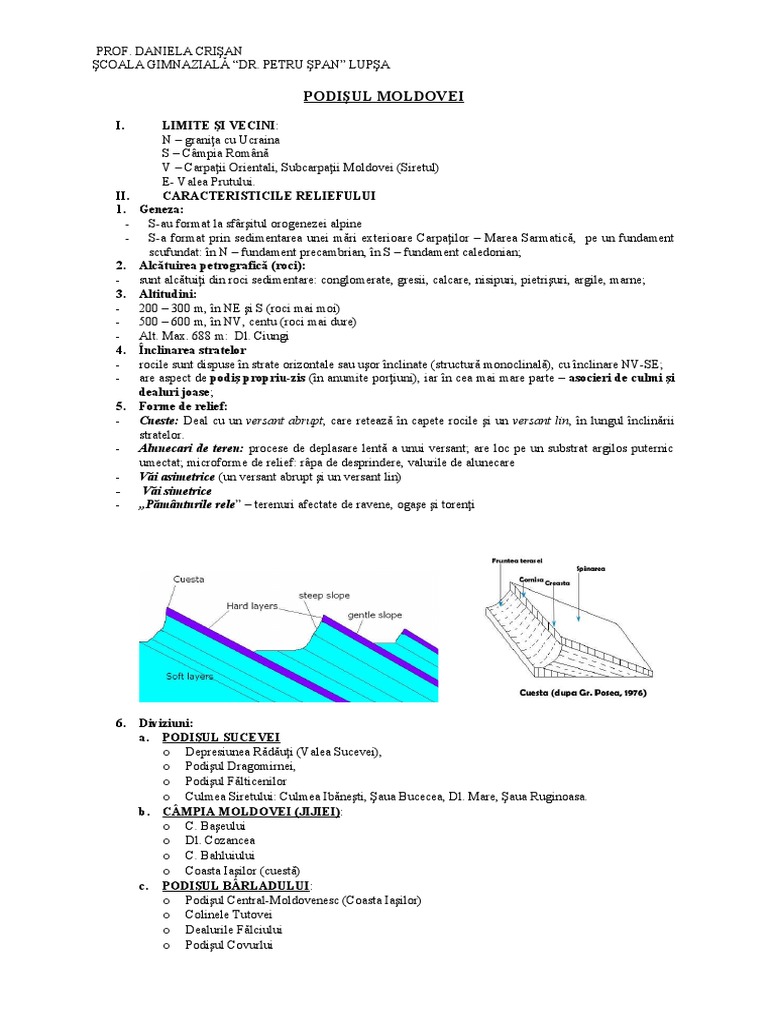 Podisul Moldovei | PDF