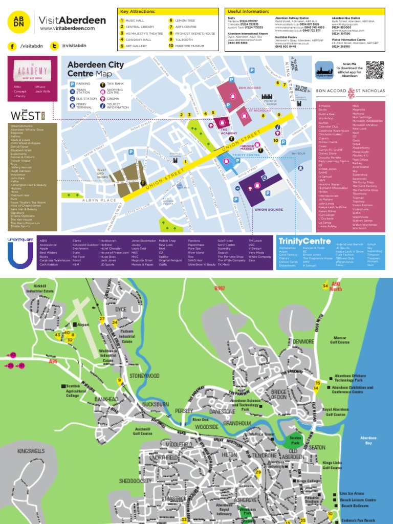 Aberdeen City Centre Map Guide | PDF