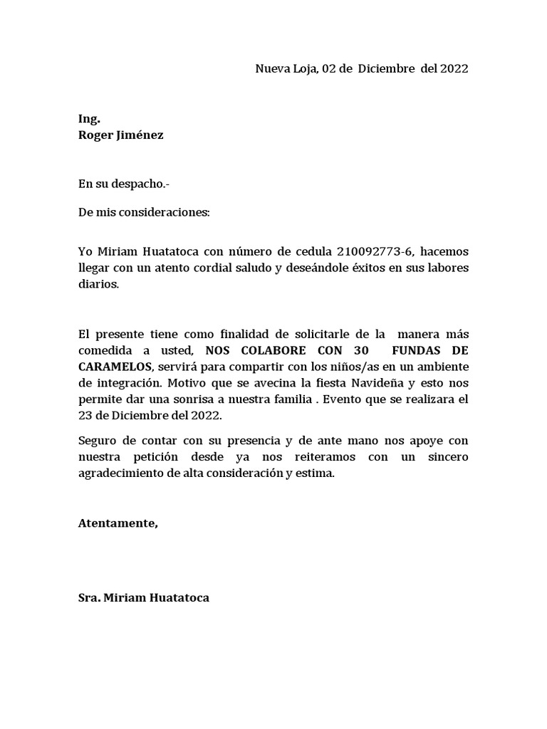 Oficio Navideño | PDF