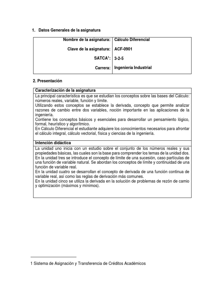 Acf-0901 Calculo Diferencial | PDF | Derivado | Función (Matemáticas)