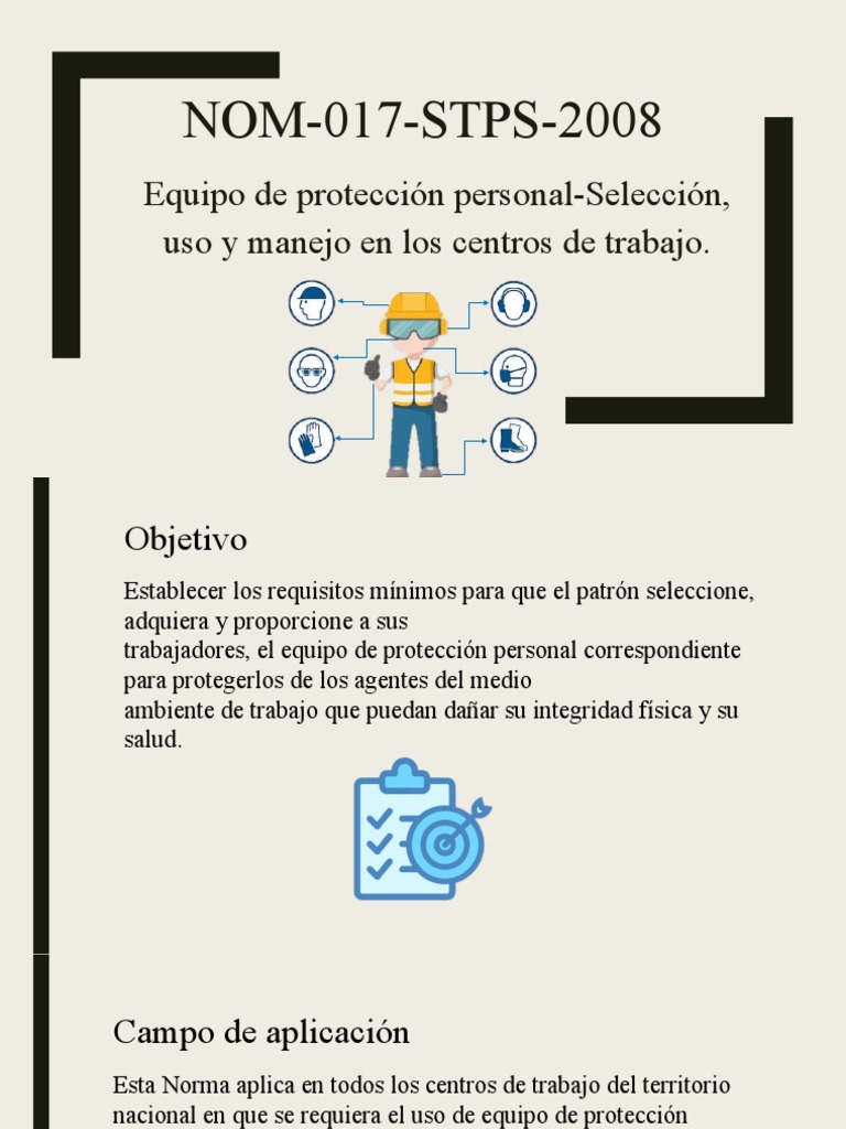 Actualización NOM-017-STPS-2008 EPP | PDF | Negocios | Informática
