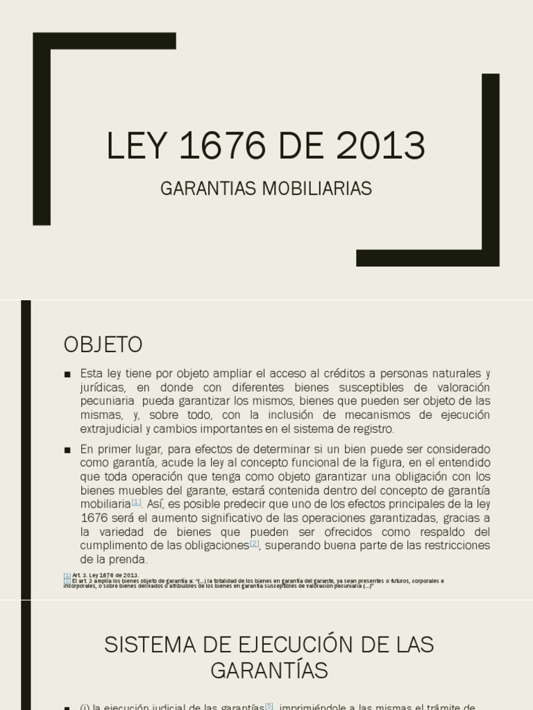 Ley 1676 de 2013 | PDF | Justicia | Crimen y violencia