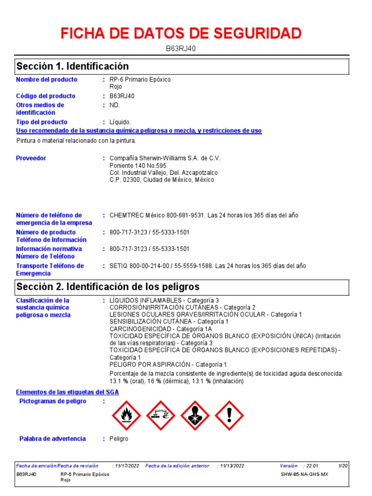 RP 6 Sherwin Williams | PDF