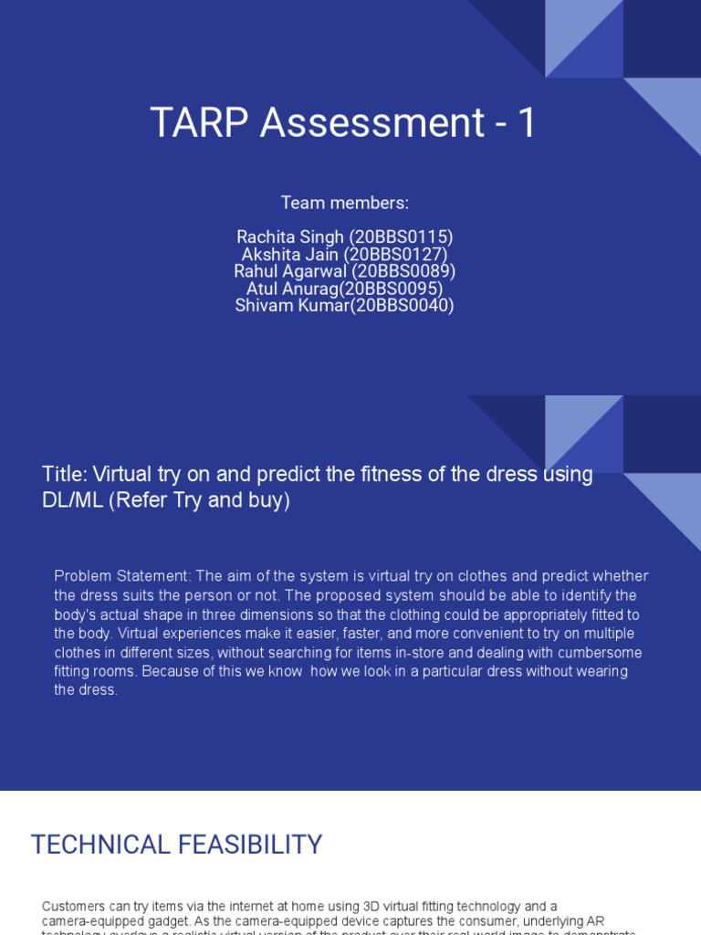 TARP Assessment - 1 | PDF | E Commerce | Online Shopping