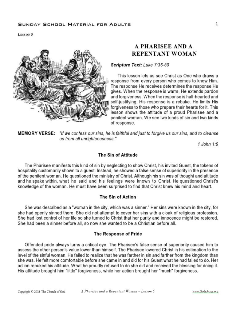 Discipleship Lesson5 | PDF | Penance | Jesus