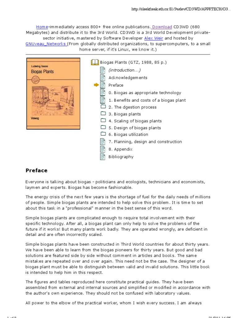 Ludwig Sasse - Biogas Plants | PDF | Anaerobic Digestion | Biogas