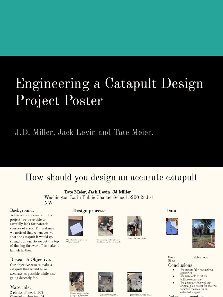 Engineering Project Poster 1 | PDF